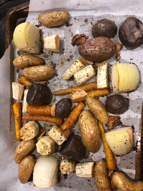 Tuscan Halibut w/ Roasted Root Vegetables – Dan's Food Blog