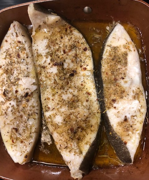 Tuscan Halibut w/ Roasted Root Vegetables – Dan's Food Blog