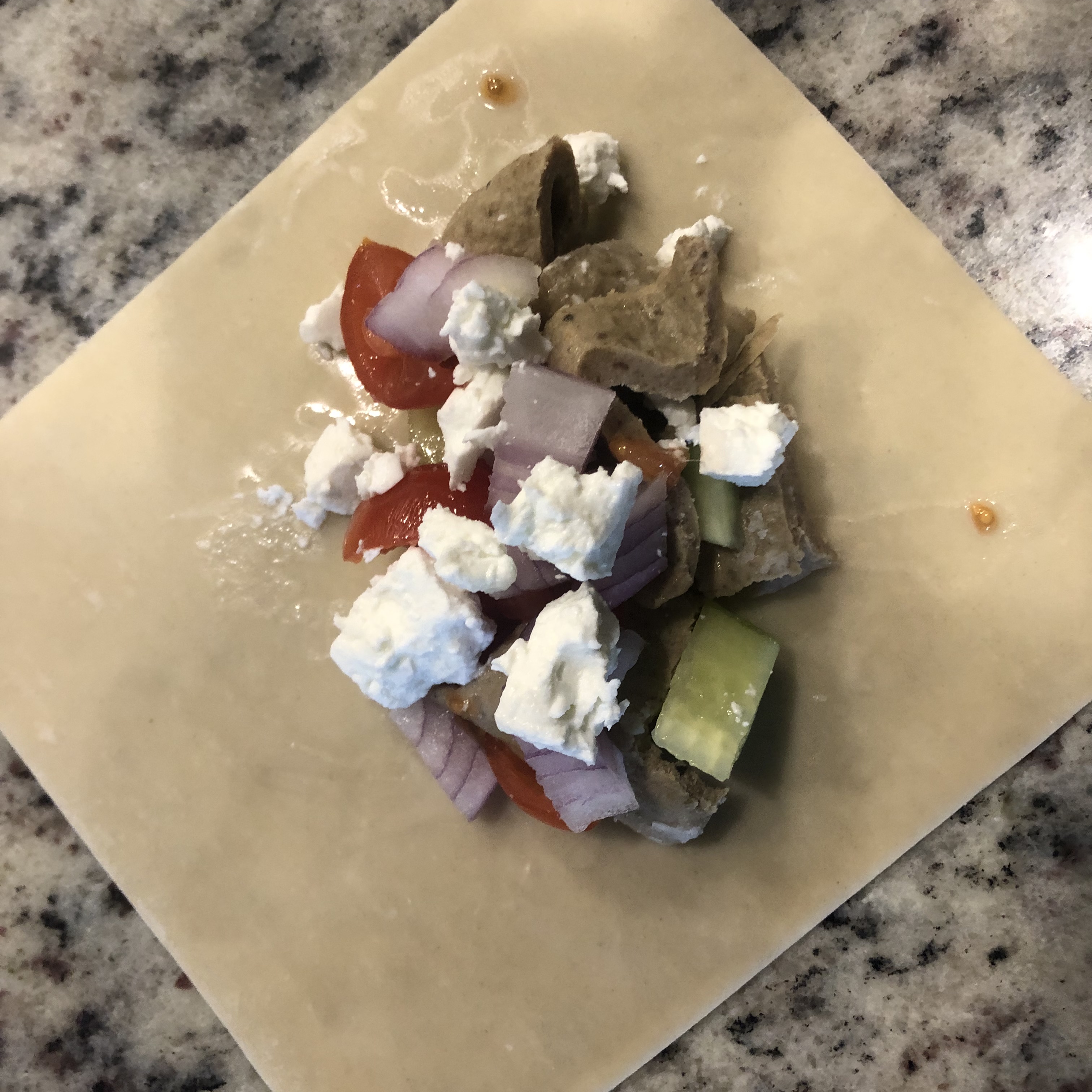Gyro Egg Roll – Dan's Food Blog