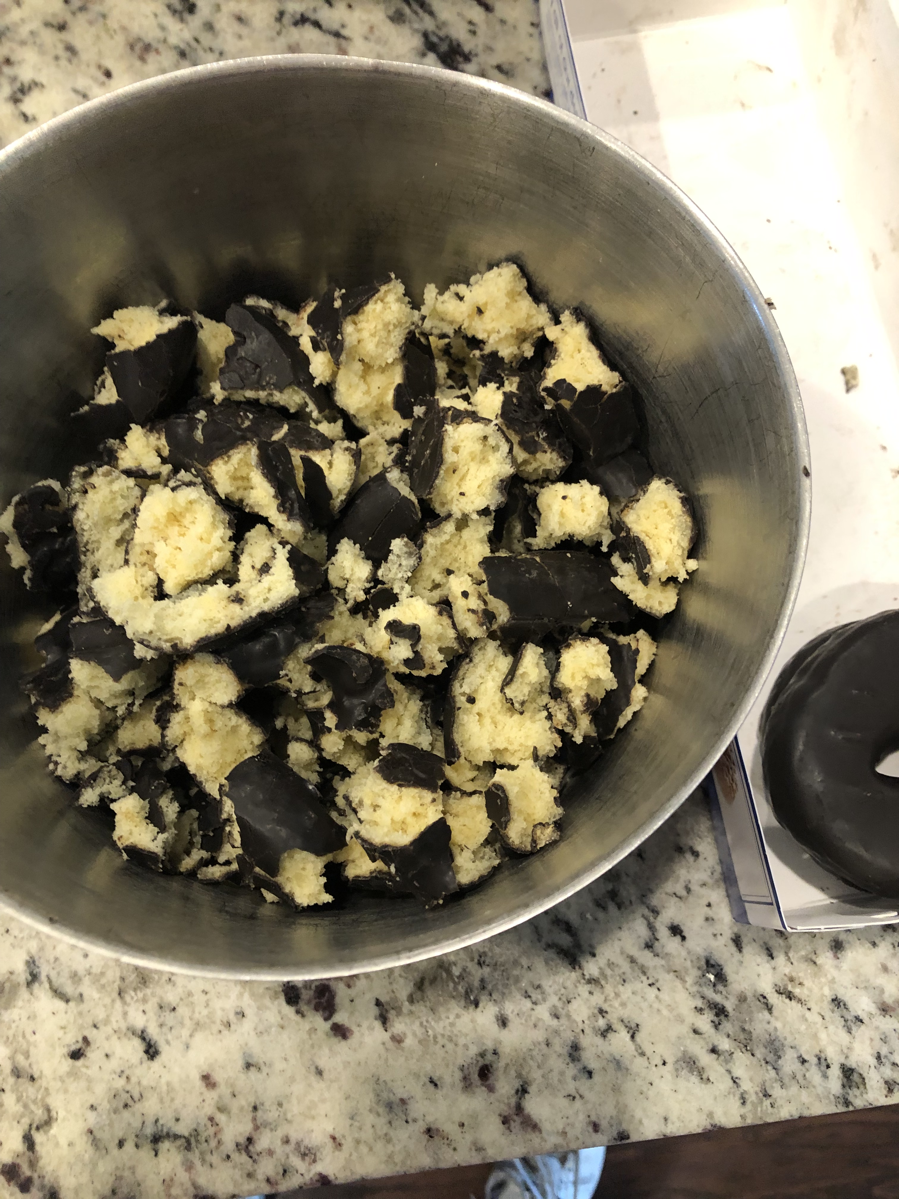 Chocolate Donut Bread Pudding – Dan's Food Blog