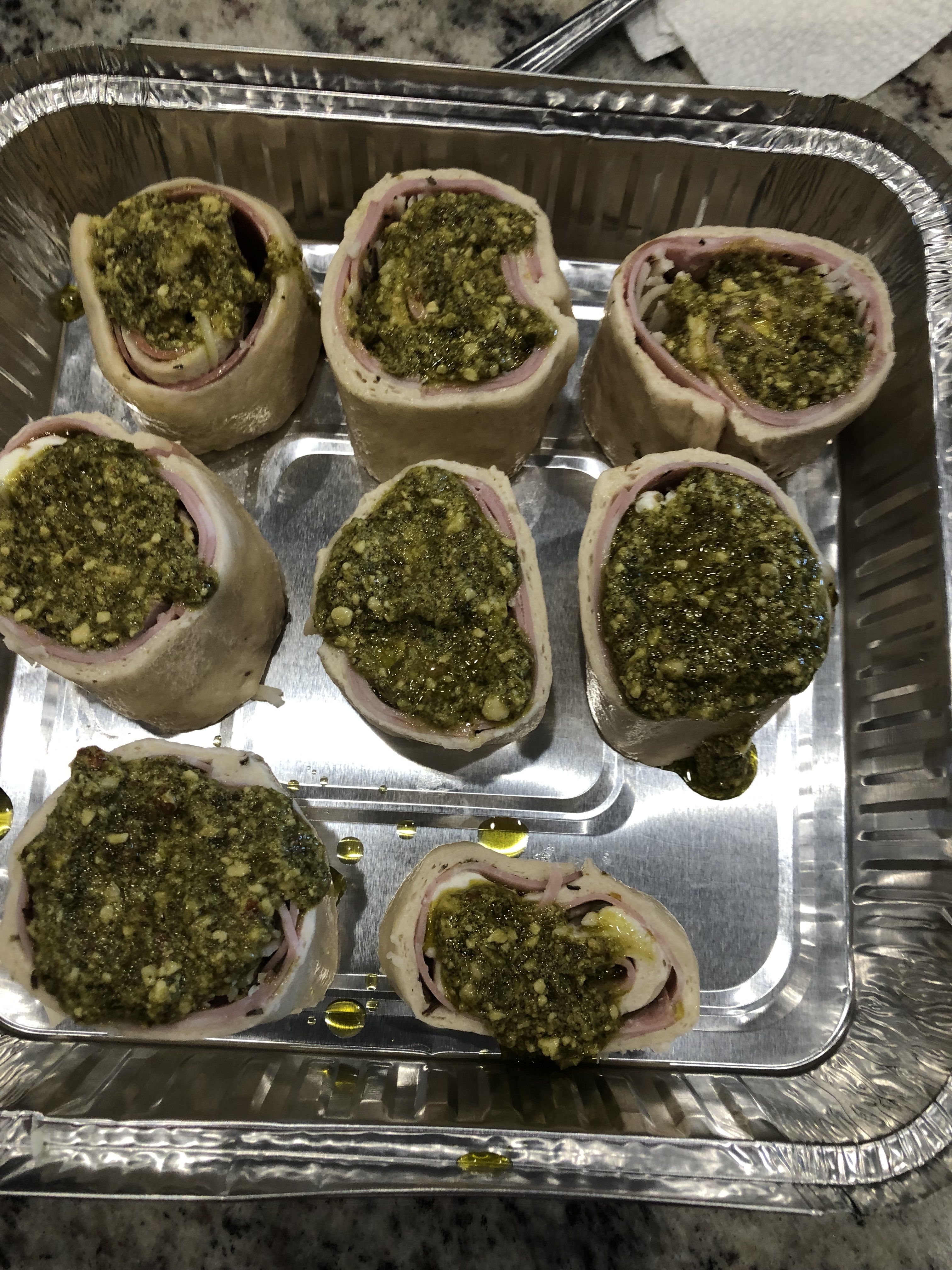 Mortadella Pesto Ricotta Roll – Dan's Food Blog