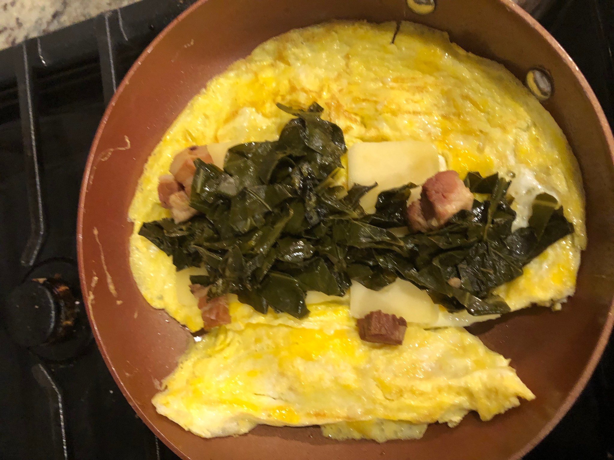 Southern Greens Omelette – Dan's Food Blog