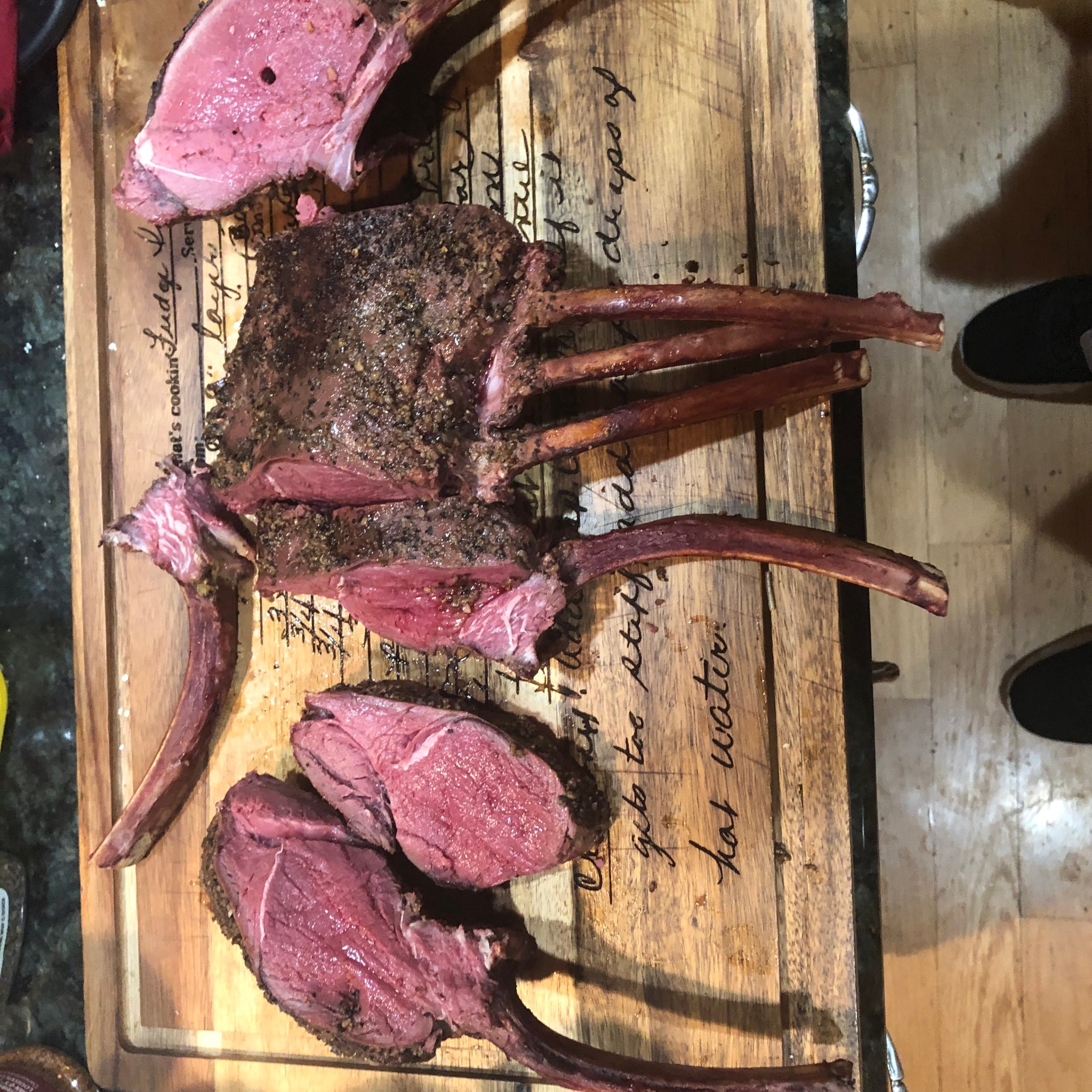 Smoker Elk Rack of Ribs – Dan's Food Blog